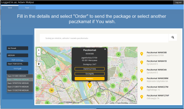 GitHub - CodeTypo/Paczkamaty_JavaFX: A project created in JavaFX. Application designed to manage ...