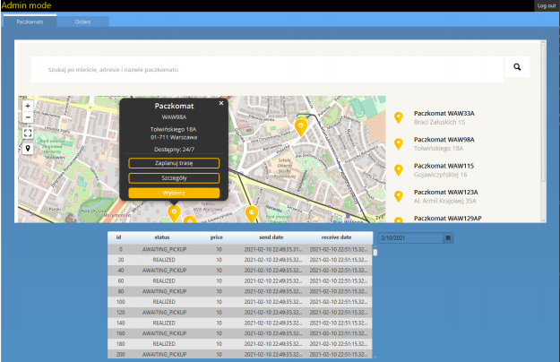 GitHub - CodeTypo/Paczkamaty_JavaFX: A project created in JavaFX. Application designed to manage ...