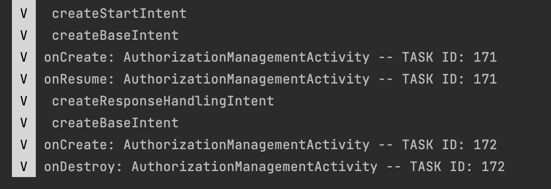 Android 14 Authorizationmanagementactivity Fails To Handle Authintent Due To Being Recreated