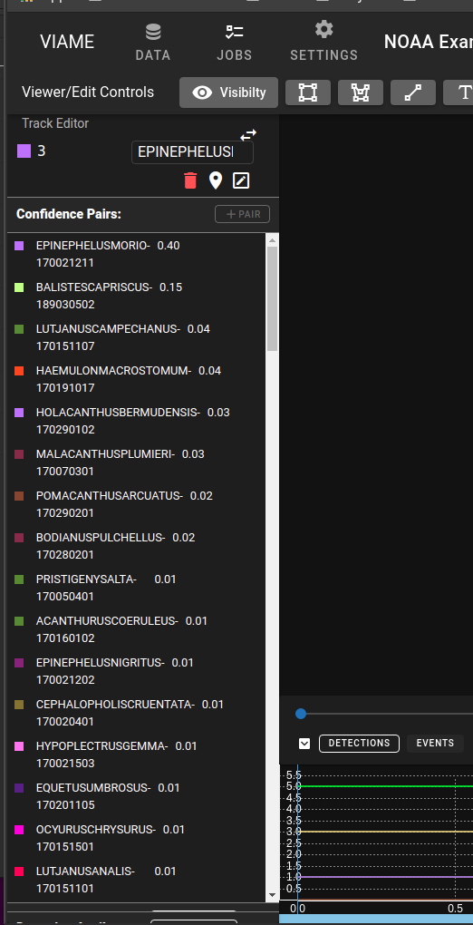 Confidence Pairs in Track Details CSS Styling[BUG] · Issue #555 · Kitware/dive · GitHub