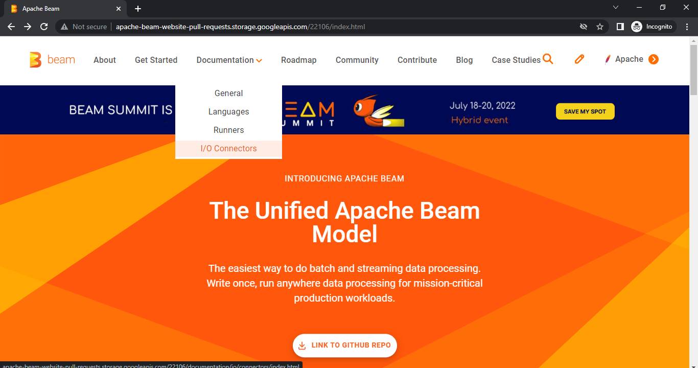 [Website] add I/O Connectors link to dropdown list, update I/O Connectors by bullet03 · Pull ...