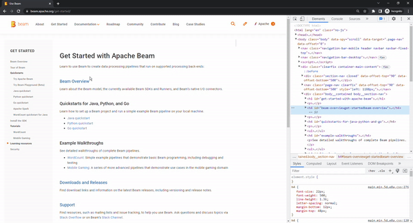 Bug Right Nav Menu Elements Are Initially Hidden On Beam