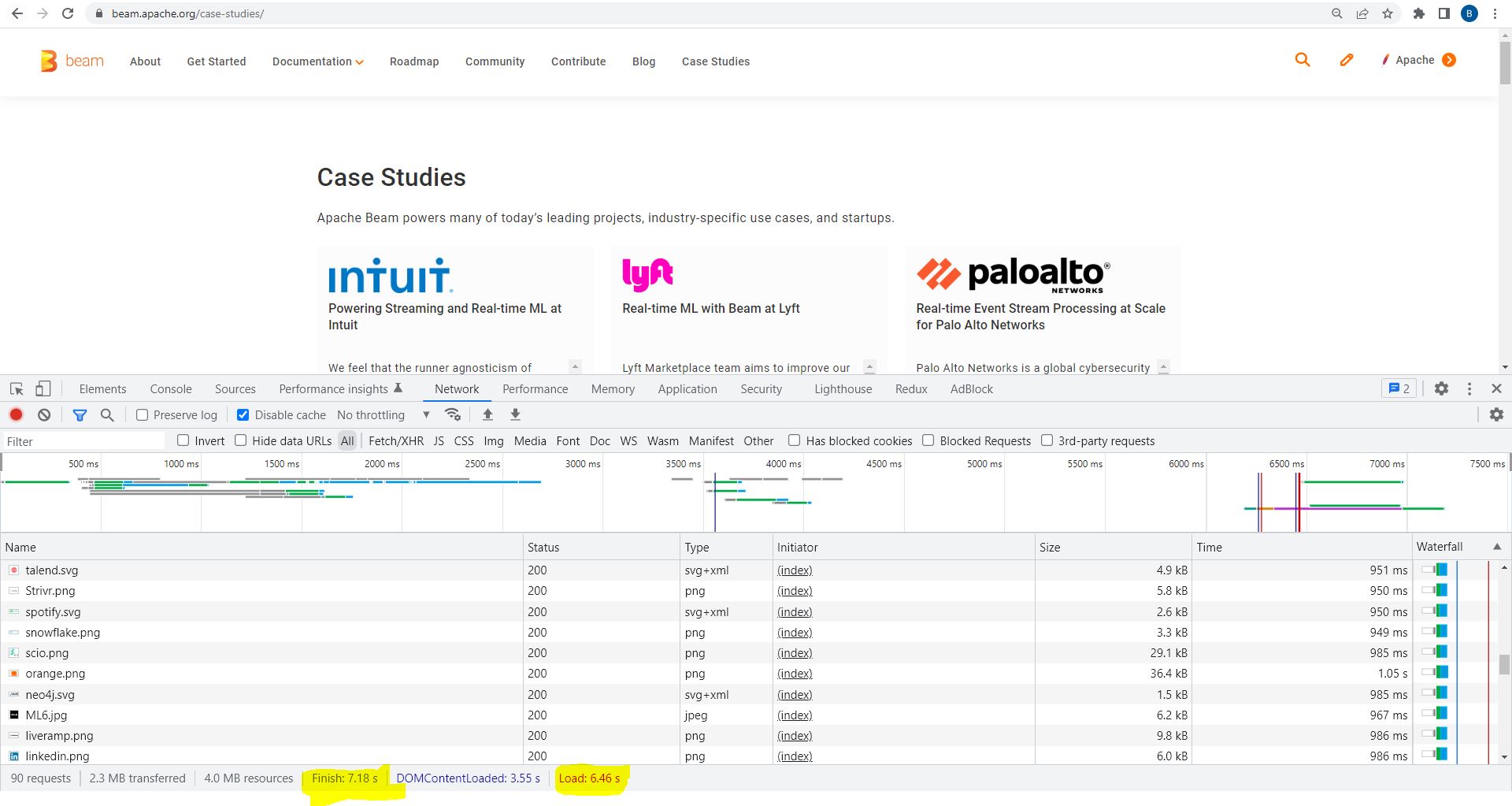 [Website] add lazy loading attr to images by bullet03 · Pull Request #24251 · apache/beam · GitHub