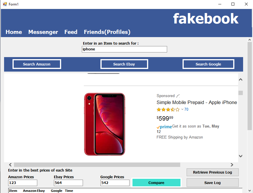 GitHub - imtiazrayman/Fakebook: A facebook clone made with C#