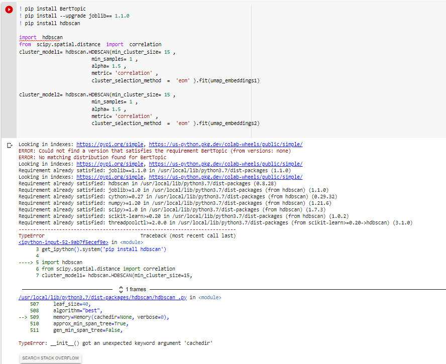problem with installing BERTopic (even with older version joblib) · Issue #770 · MaartenGr ...