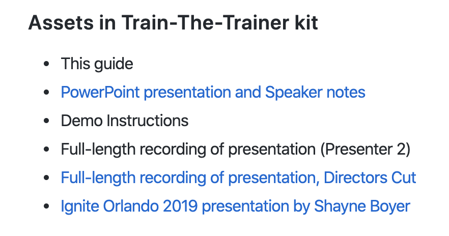 Broken Links · Issue #36 · microsoft/ignite-learning-paths-training-afun · GitHub