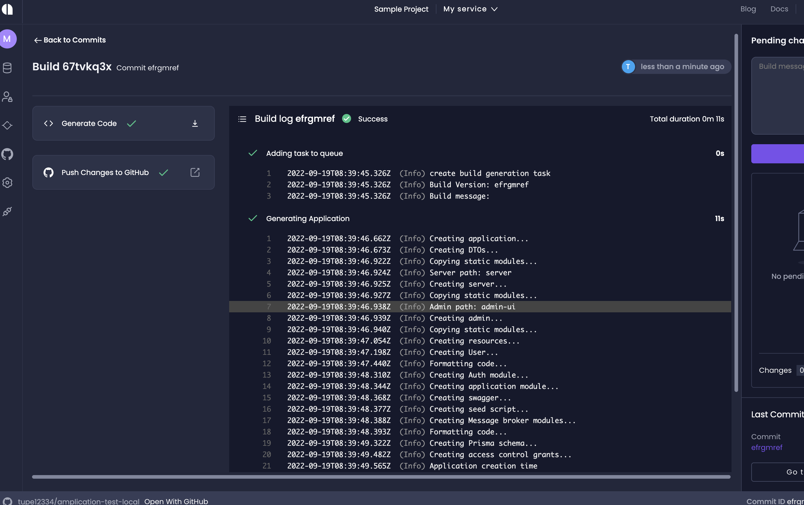 🐛 Bug Report: Miss place scroll bar in the commit page · Issue #3891 · amplication/amplication ...