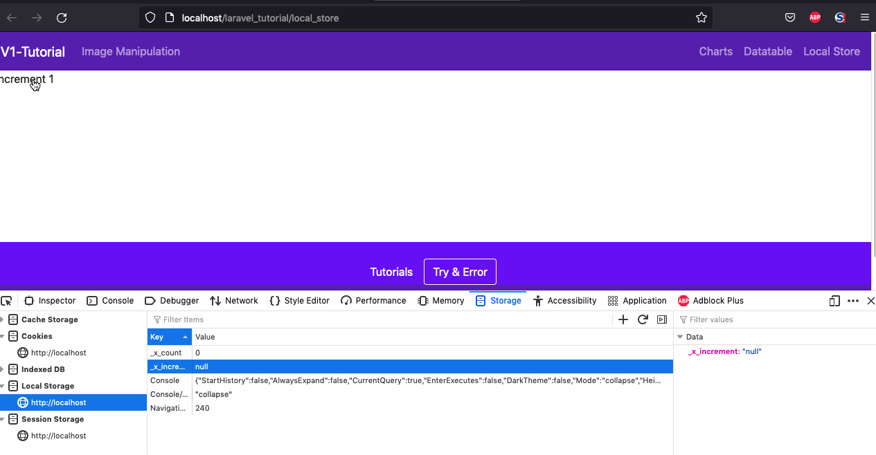 Passing Livewire Variabels To Localstorage Js Using Alpine · Livewire Livewire · Discussion