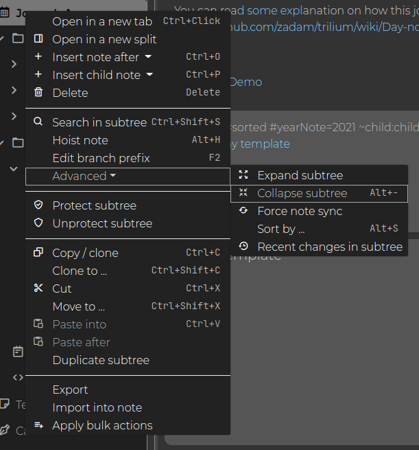 (Feature request) To collapse subtrees when parent tree is collapsed · Issue #3287 · zadam ...