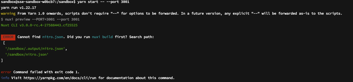 Not possible to start server with nitro disabled · Issue #369 · nuxt/bridge · GitHub