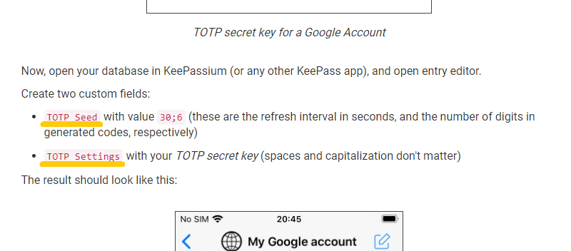 Steam TOTP settings fields not recognized · Issue #85 · keepassium/KeePassium · GitHub