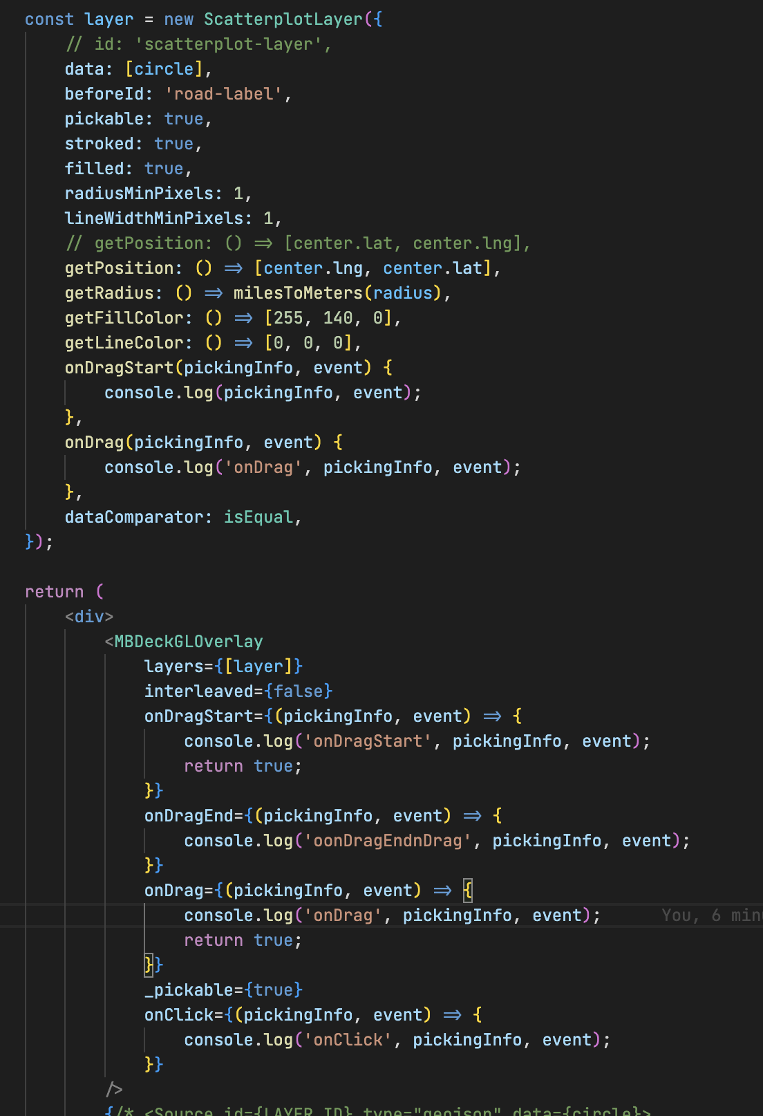 [Bug] onDrag event not fired in MapboxOverlay · Issue #7785 · visgl/deck.gl · GitHub