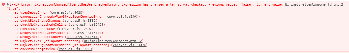 ExpressionChangedAfterItHasBeenCheckedError arise when use ngFor to render · Issue #66 · NG ...