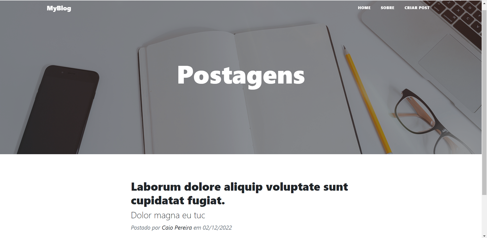 GitHub - Caiopsilvsa/MyBlog-Front