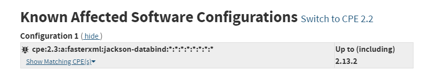 jackson-databind before 2.13.2 allows a Java StackOverflow exception and denial of service via a ...
