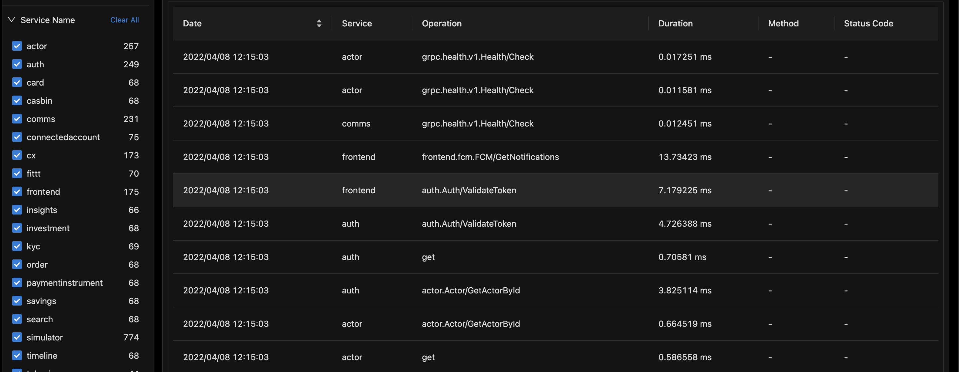 Add Grpc Status Code To Traces View Issue 975 SigNoz signoz GitHub Add Grpc Status Code To Traces View Issue 975 SigNoz signoz GitHub
