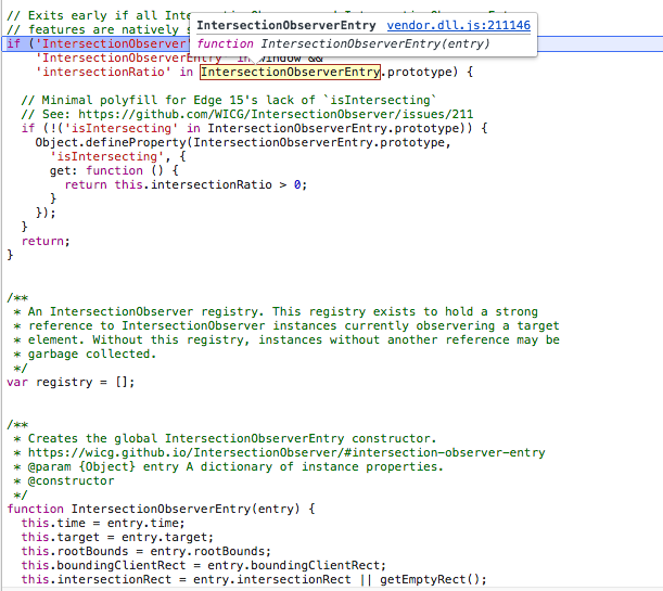 Polyfill: Chrome uses Polyfill instead of native code · Issue #234 · w3c/IntersectionObserver ...