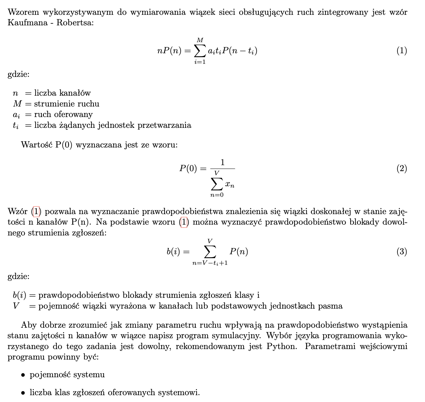 GitHub - KredensKuchenny/Kaufman_Roberts_in_Python: Wzór do wymiarowania wiązek sieci ...