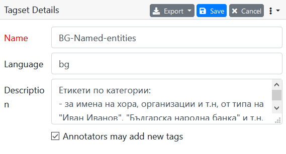 Adding new tags not possible · Issue #1693 · inception-project/inception · GitHub