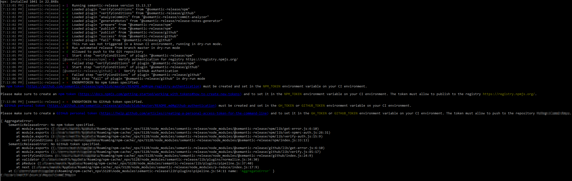 Unable To Generate Version Number For Use In Azure Devops Pipeline · Issue 1218 · Semantic 1317