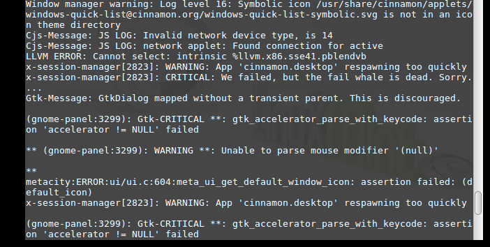 CINNAMON FALLBACK MODE ON VIRTUALBOX · Issue #9998 · linuxmint/cinnamon ...