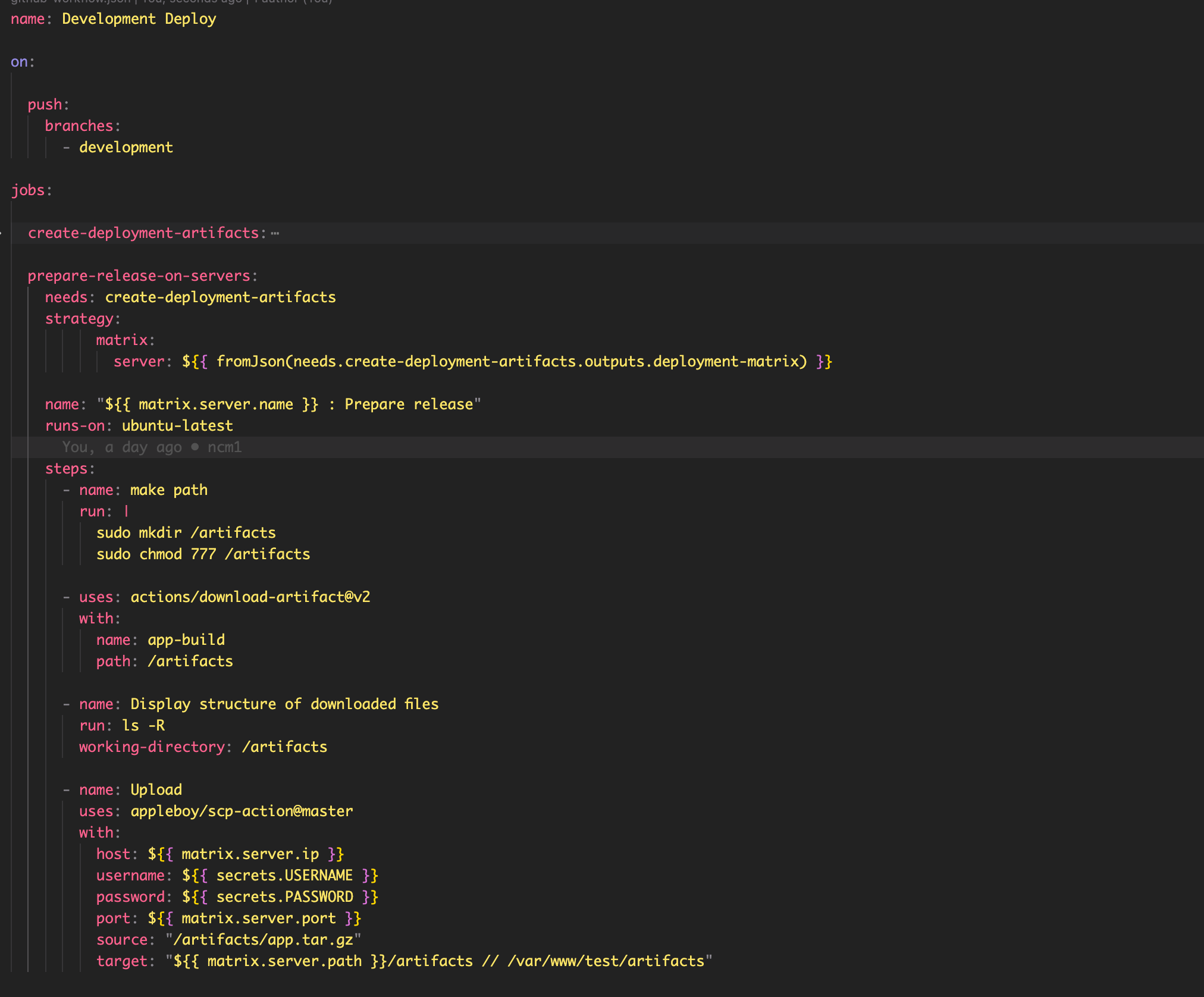 problem with tar for uploading process · Issue #63 · appleboy/scp-action · GitHub
