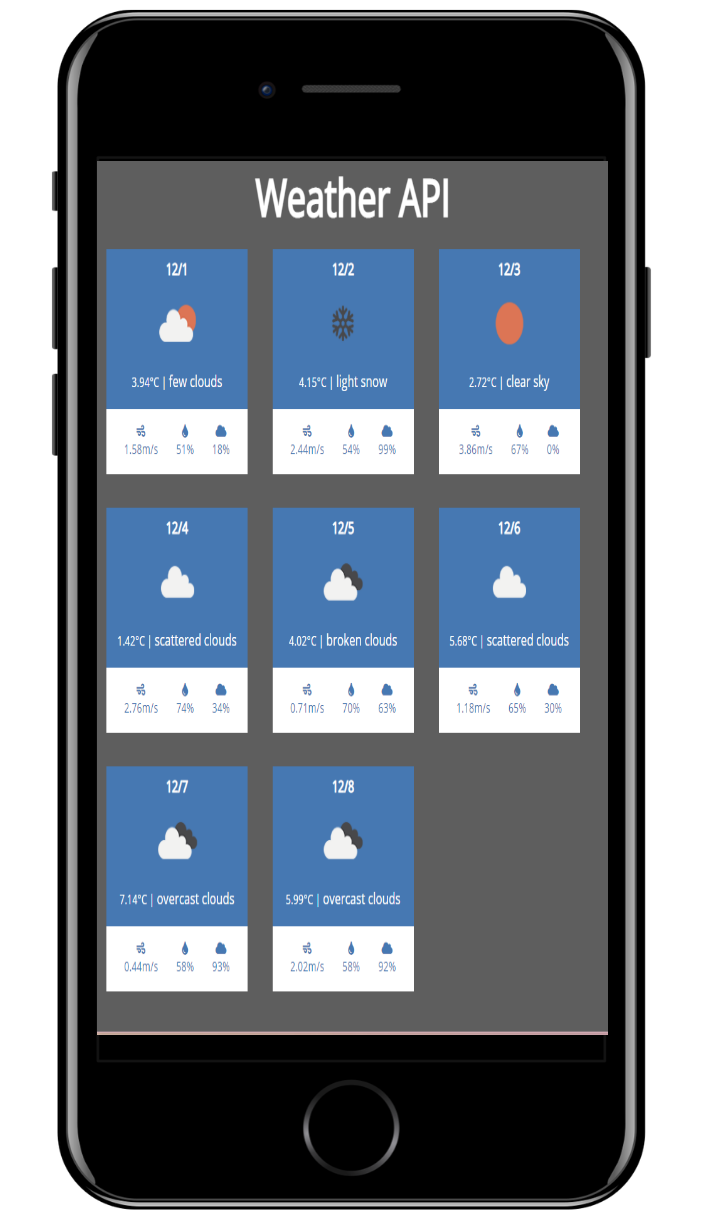 GitHub - iCANFLY-create/weatherAPI: weather API