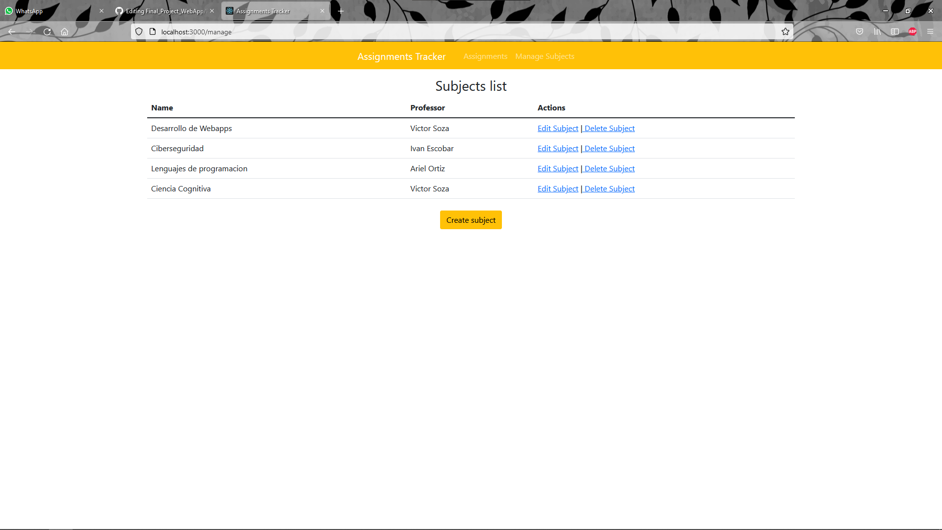 GitHub - FA0AE/Final_Project_WebApp: About This project was made to ...