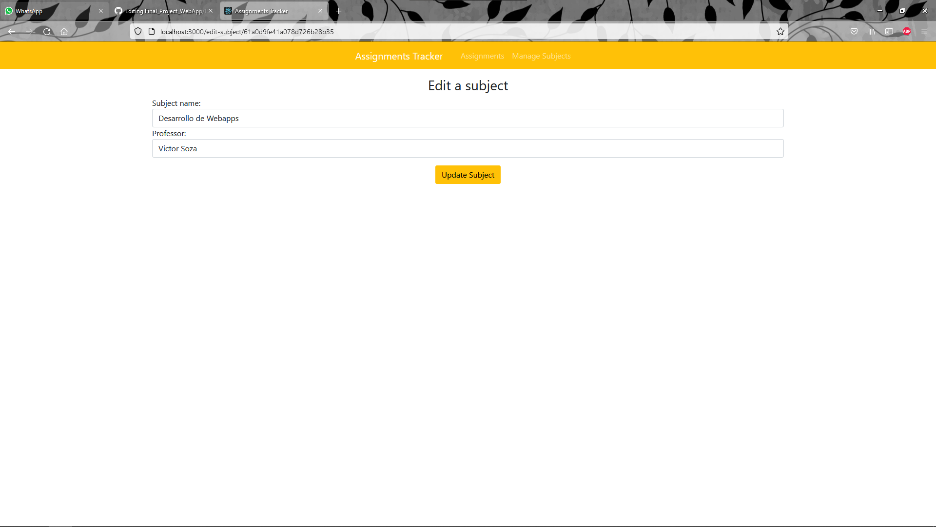 GitHub - FA0AE/Final_Project_WebApp: About This project was made to ...