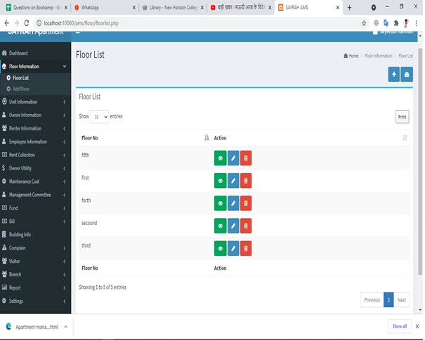 GitHub - Sayrah786/Apartment-management-system: Project