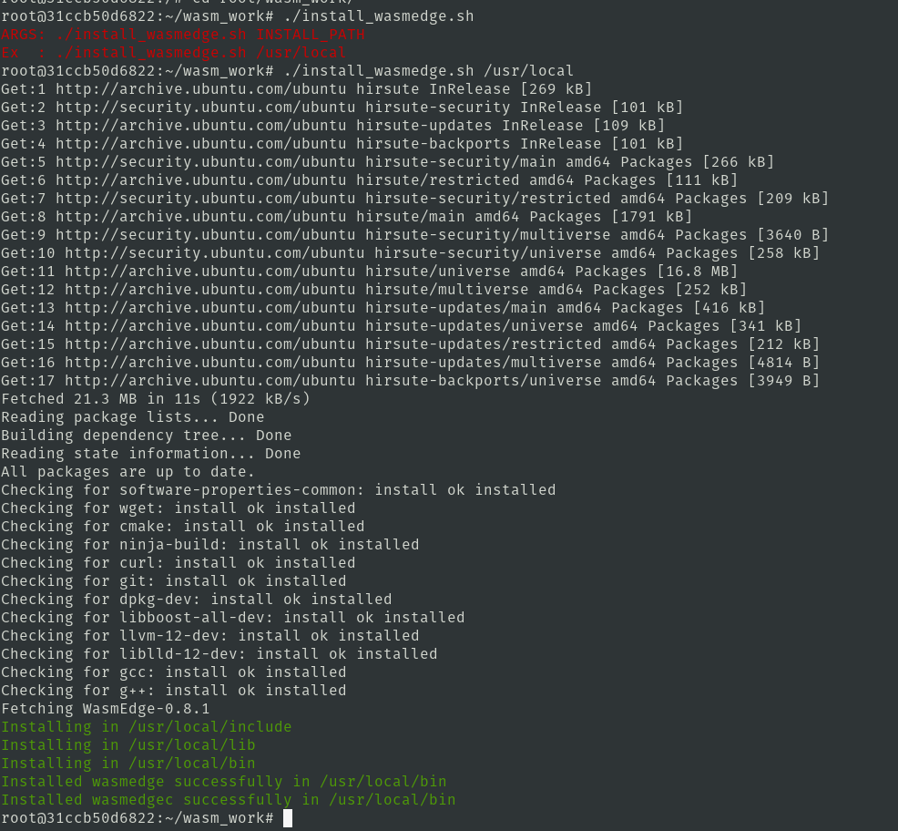 Streamline the install scripts · Issue #369 · WasmEdge/WasmEdge · GitHub