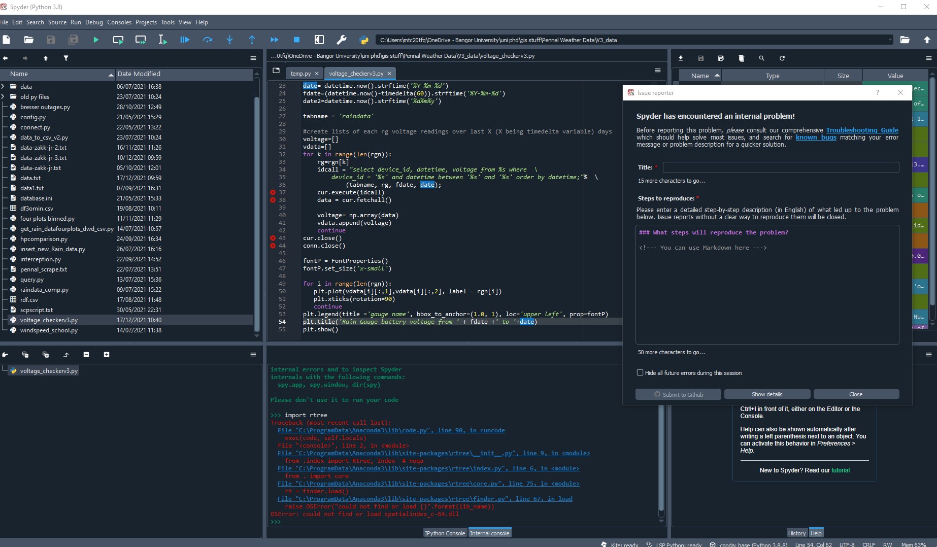 Missing dependencies: rtree · Issue #17040 · spyder-ide/spyder · GitHub