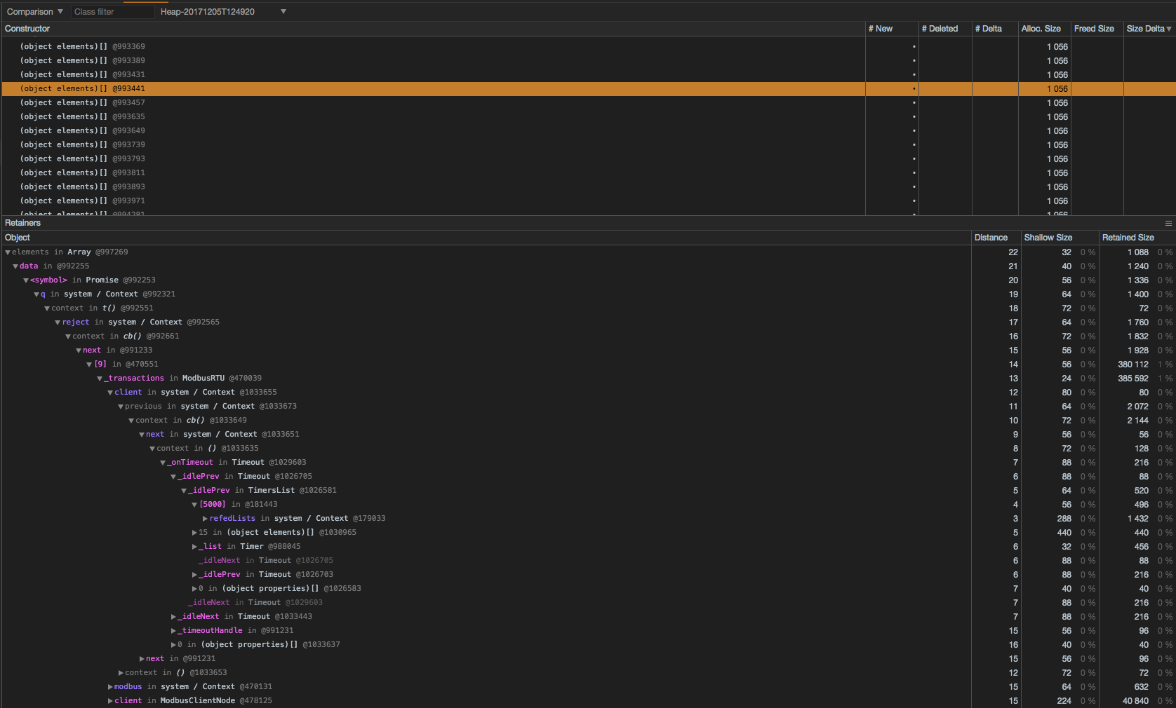 High memory usage in Flex Getter · Issue #74 · BiancoRoyal/node-red-contrib-modbus · GitHub