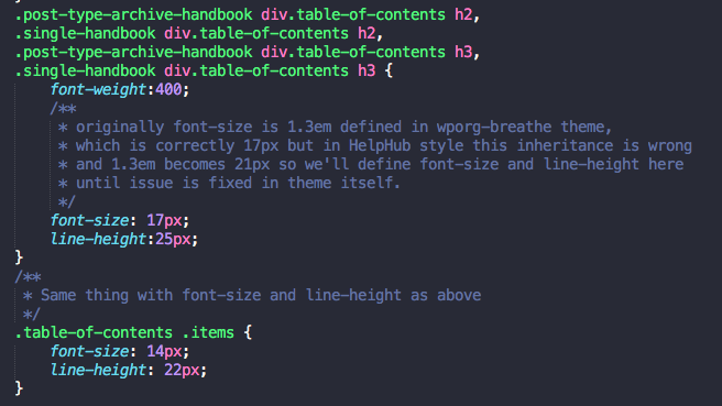 Avoid using absolute font-size measurements · Issue #185 · WordPress ...