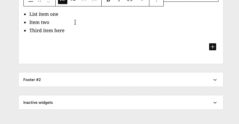 Still takes two clicks to open a Widget Area · Issue #26470 · WordPress ...