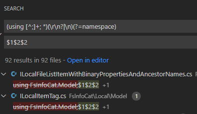 Capture replacement fails for global search and replace · Issue #150070 ...