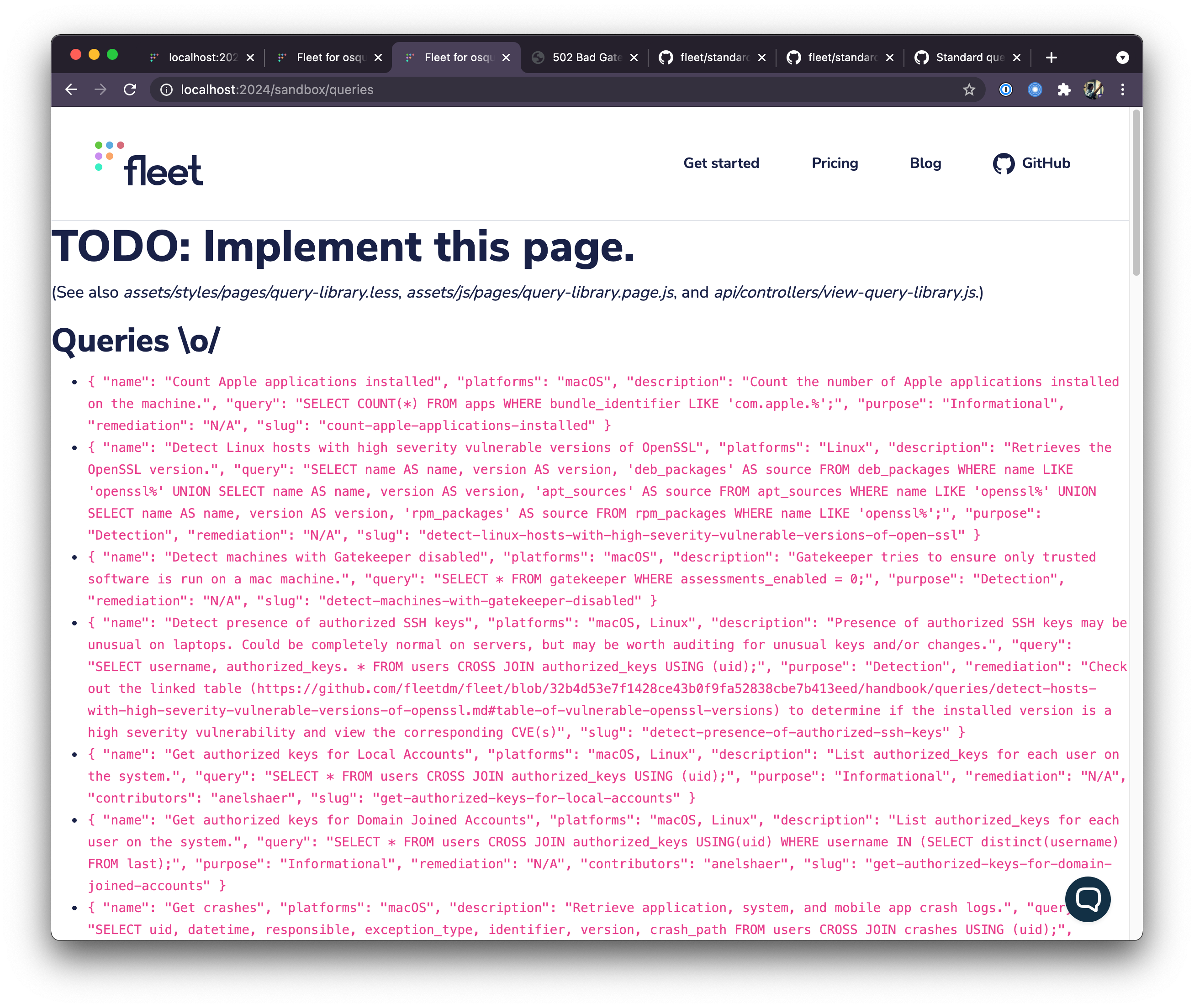 Standard query library · Issue #368 · fleetdm/fleet · GitHub