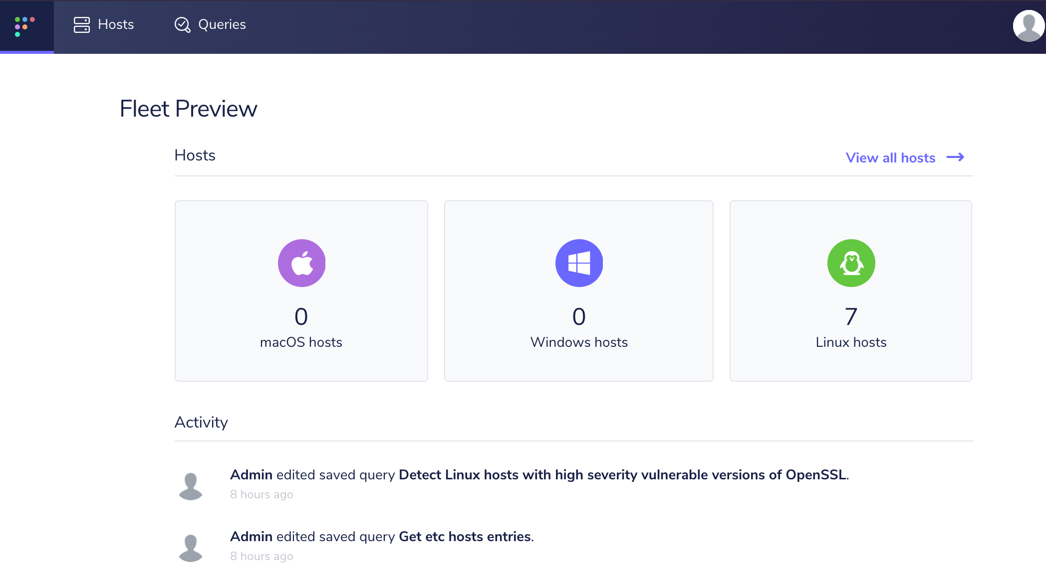 Logged-in home: Heading + container alignment · Issue #1519 · fleetdm/fleet · GitHub