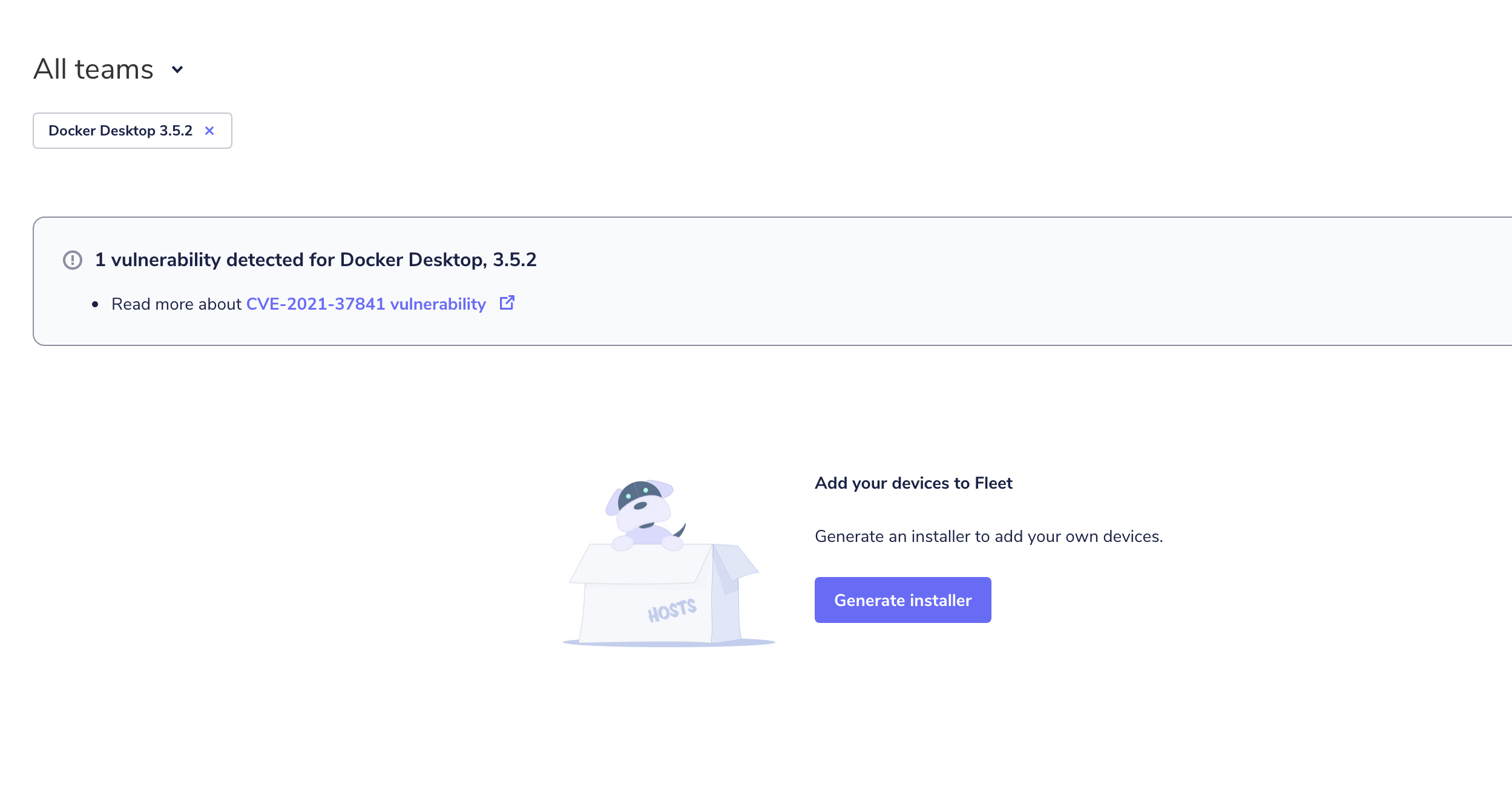 Manage Hosts Page Confusing Empty State When Filtering By Policy Or Filtering By Software