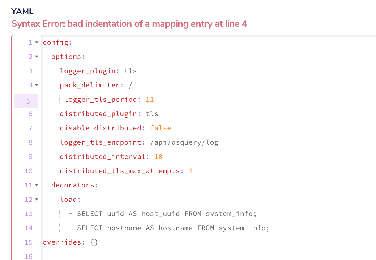 Add validation for `config` and `teams` YAML documents · Issue #5222 · fleetdm/fleet · GitHub