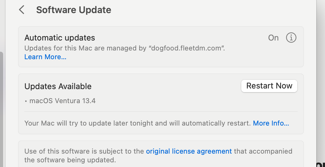 Failed To Update Macos Via Nudge · Issue 11990 · Fleetdmfleet · Github 