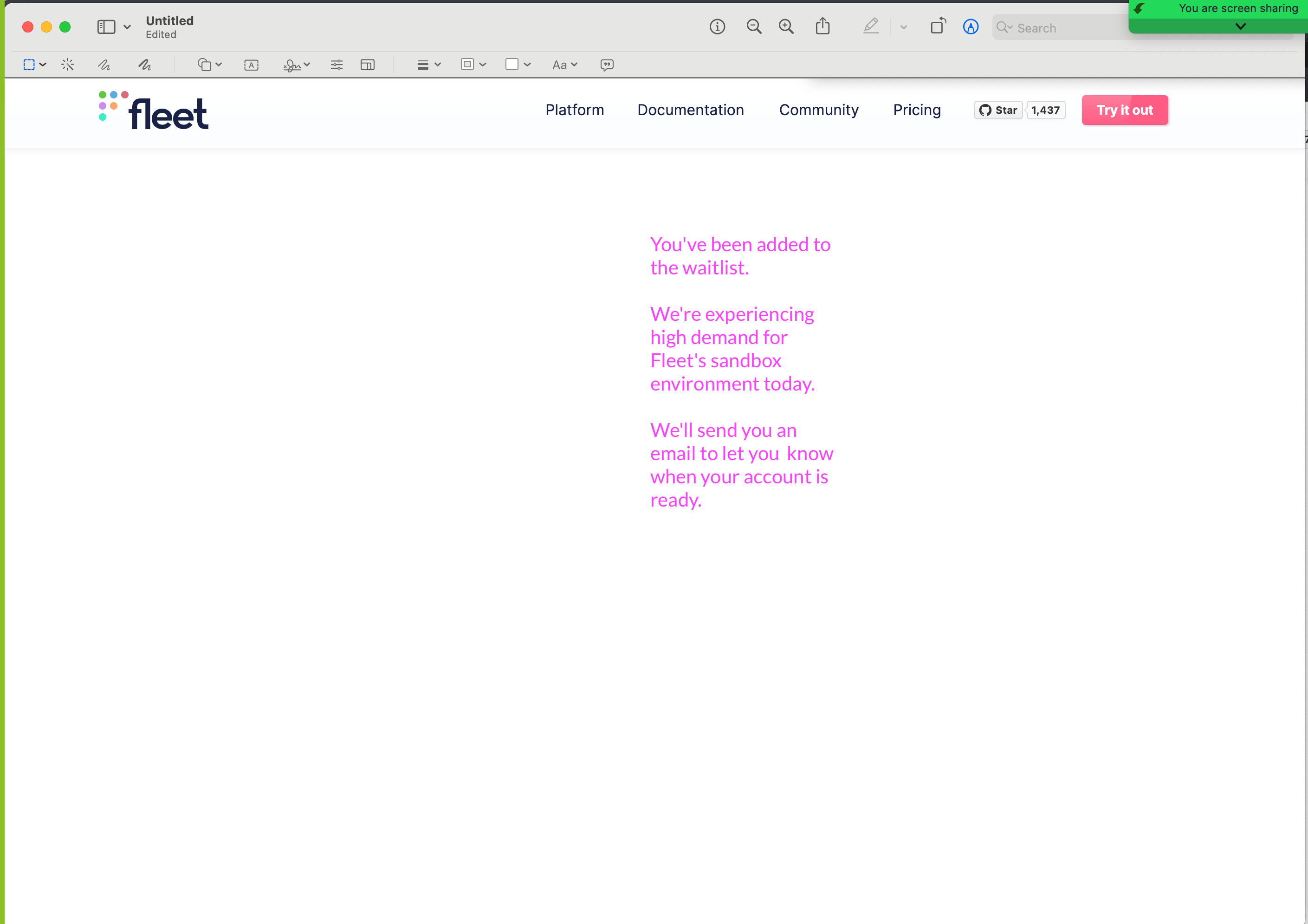 Request Waitlist For Fleet Sandbox · Issue 12954 · Fleetdmfleet · Github 