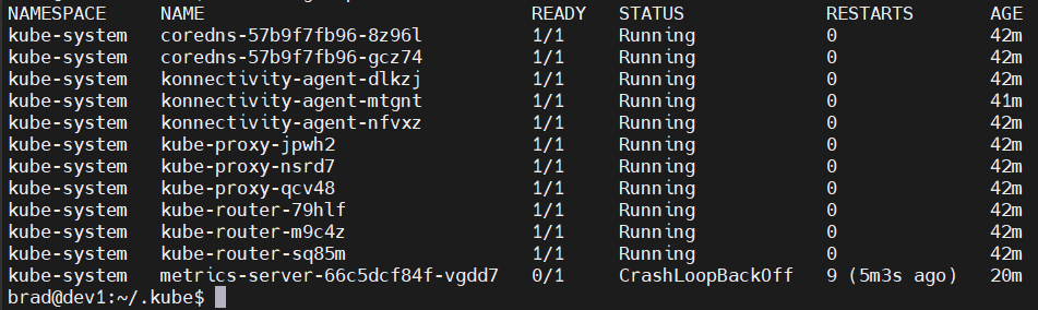 Virgin Install, metrics server crash loop. · Issue #1621 · k0sproject/k0s · GitHub