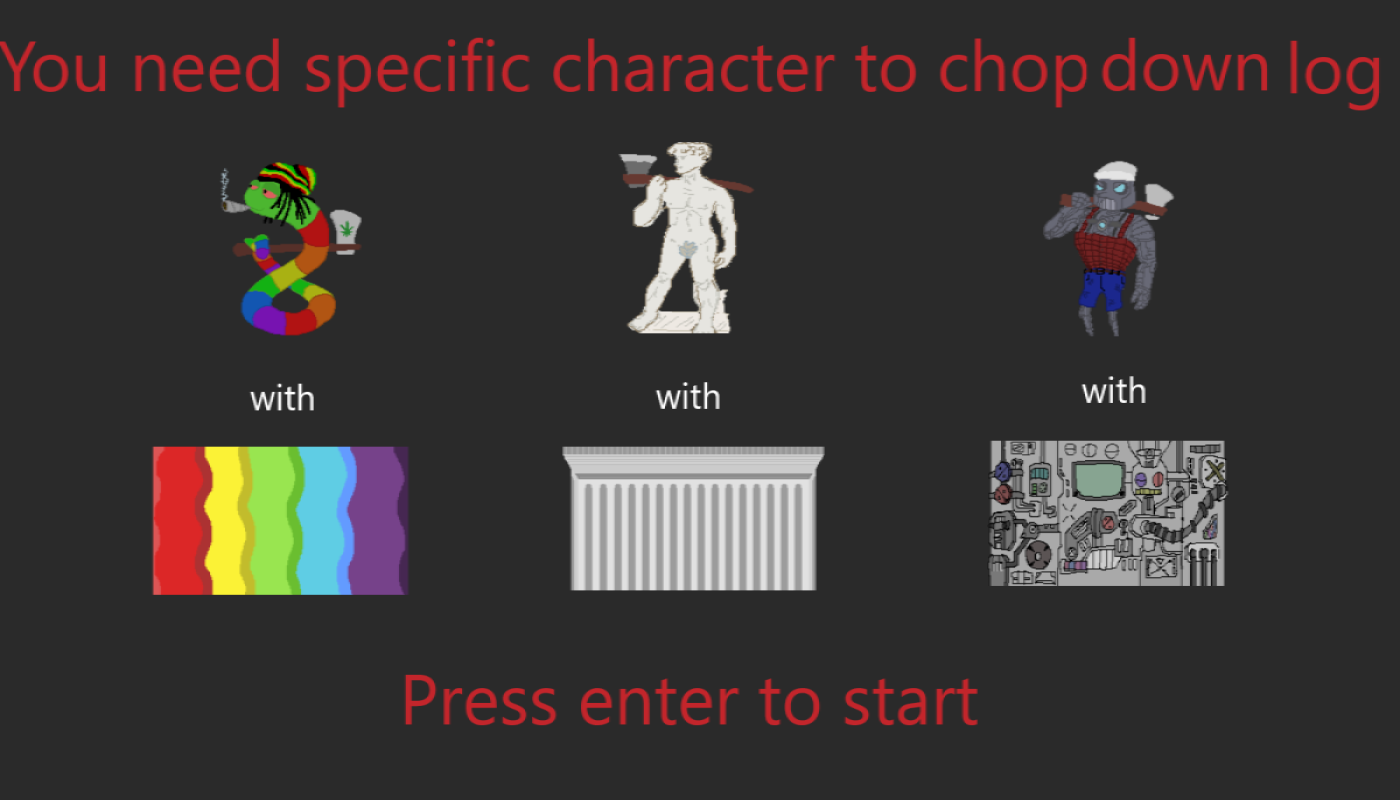 GitHub - Roflan-tech/Ultra-Timber: Game project based on timber game ...