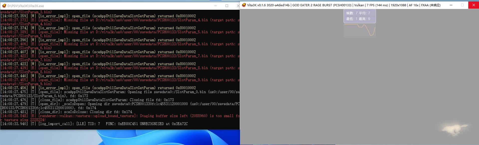 GOD EATER 2 RAGE BURST [PCSH00133] · Issue #1219 · Vita3K/compatibility · GitHub