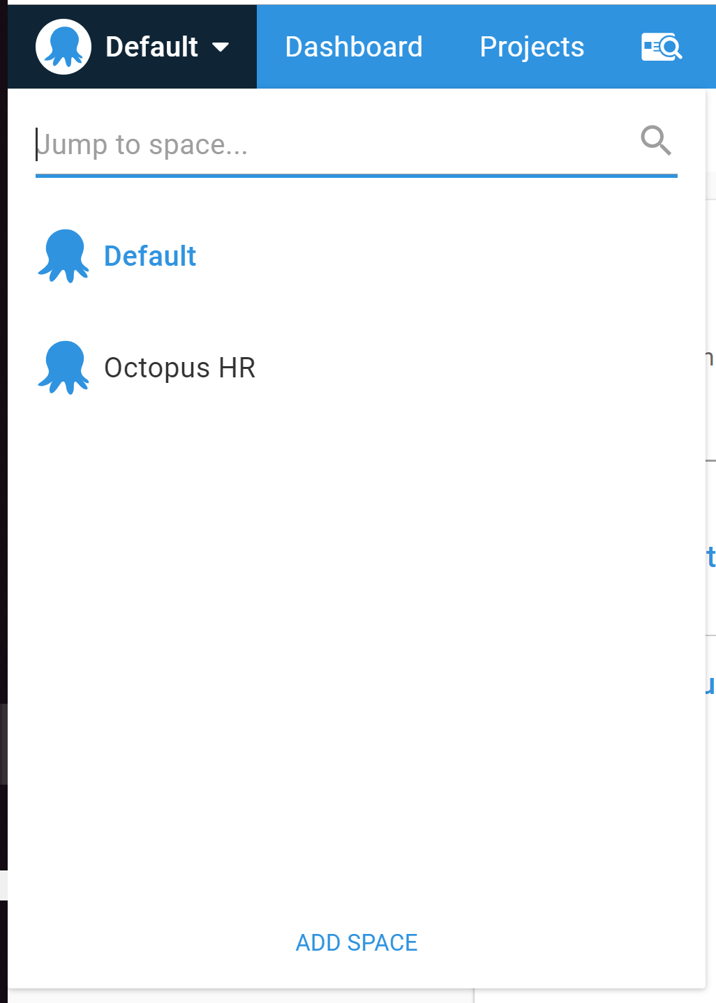 "Add Space" link in SpaceSwitcher · Issue #5369 · OctopusDeploy/Issues · GitHub