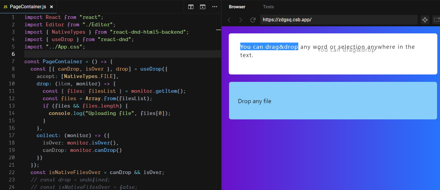 Conflict With Draftjs When Using Nativetypesfile Drop On The Same Page · Issue 2752 · React 5253