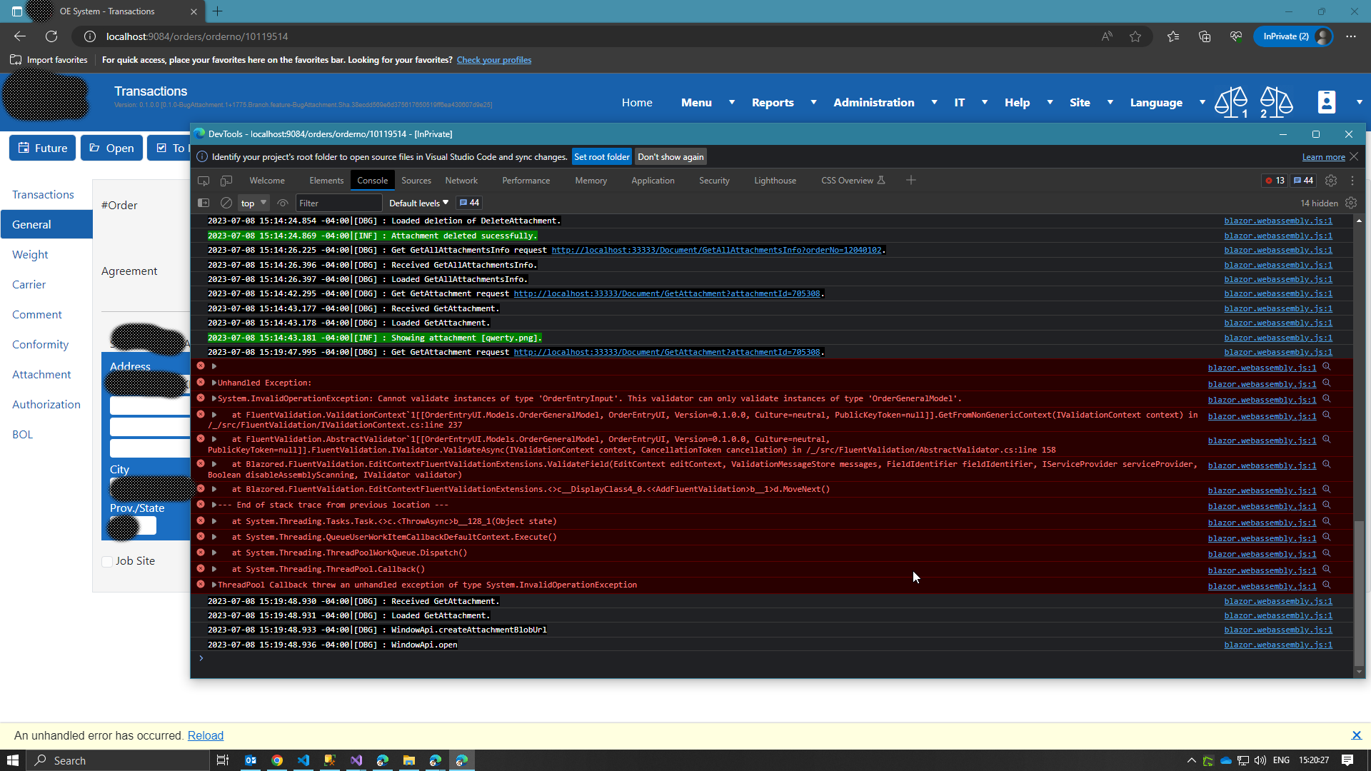 [Bug] Version 2.1.0 generates System.InvalidOperationException · Issue ...