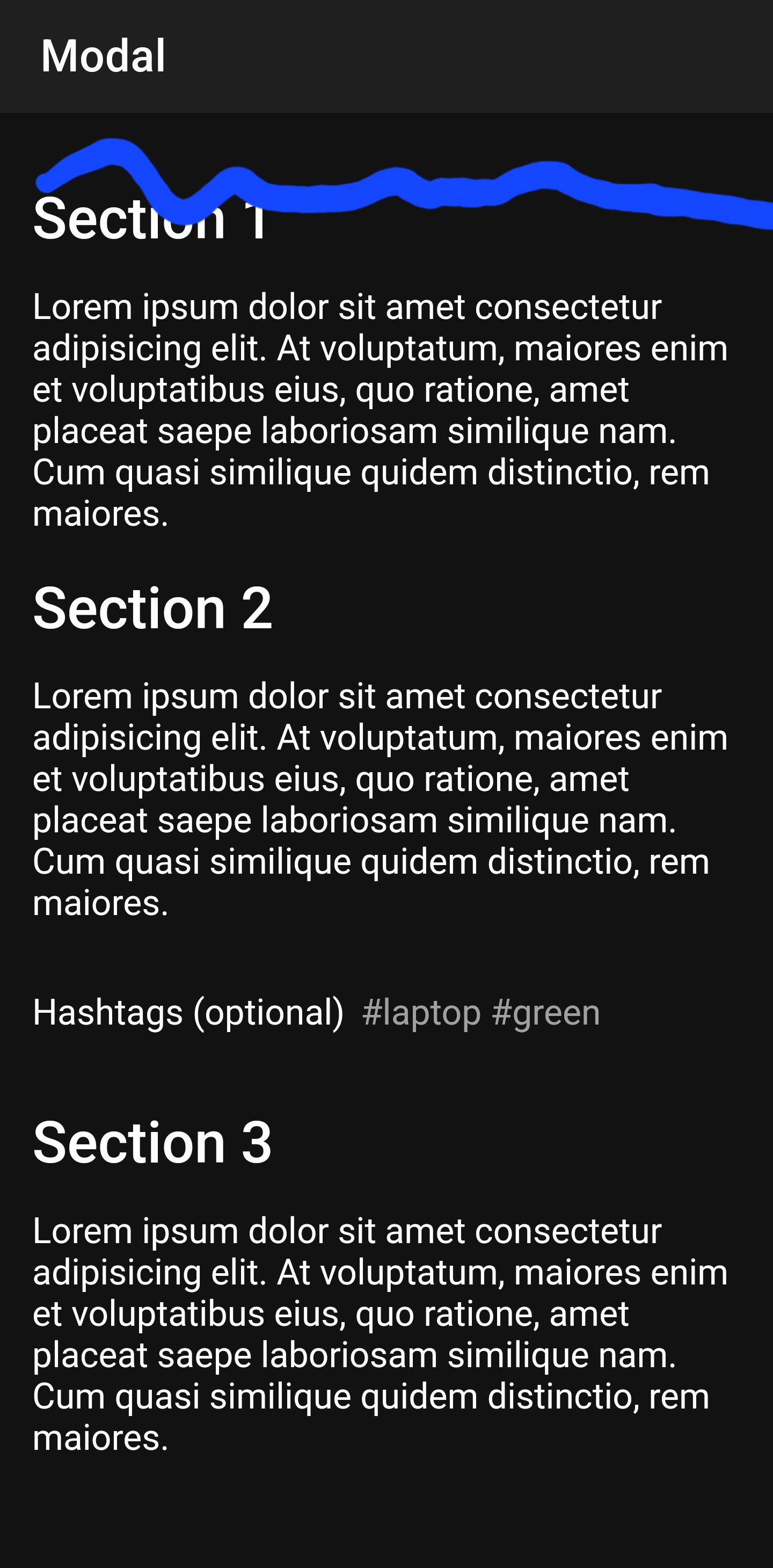 bug: Clicking an ion-input inside of modal with header causes header to disappear (Android only ...