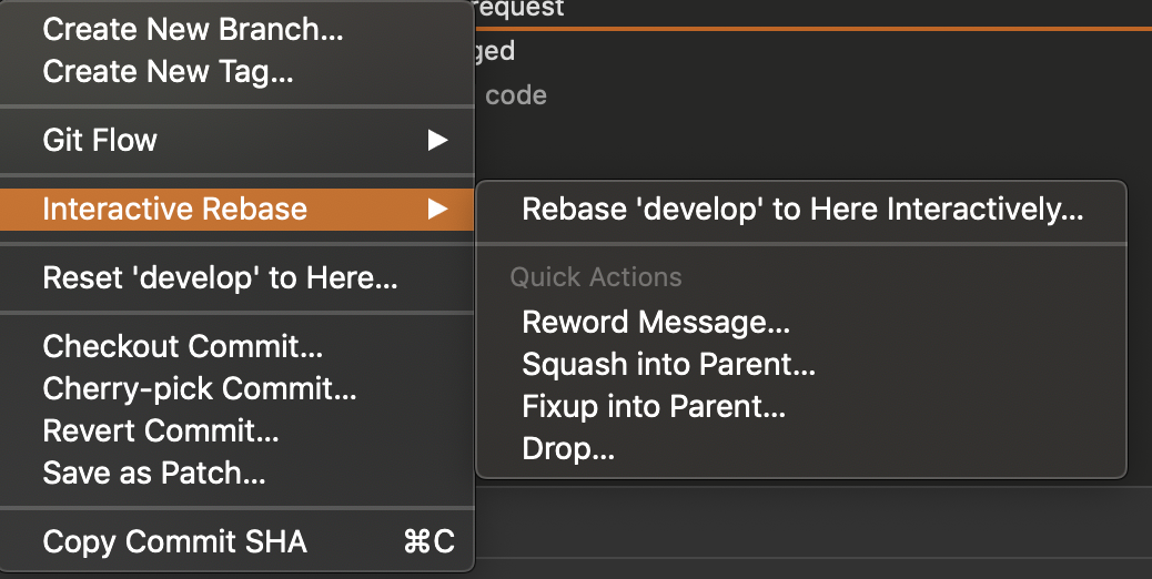 How can I do a squash merge · Issue #491 · fork-dev/Tracker · GitHub